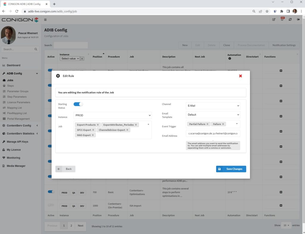 Central system integration, real-time monitoring & automation- Conigon